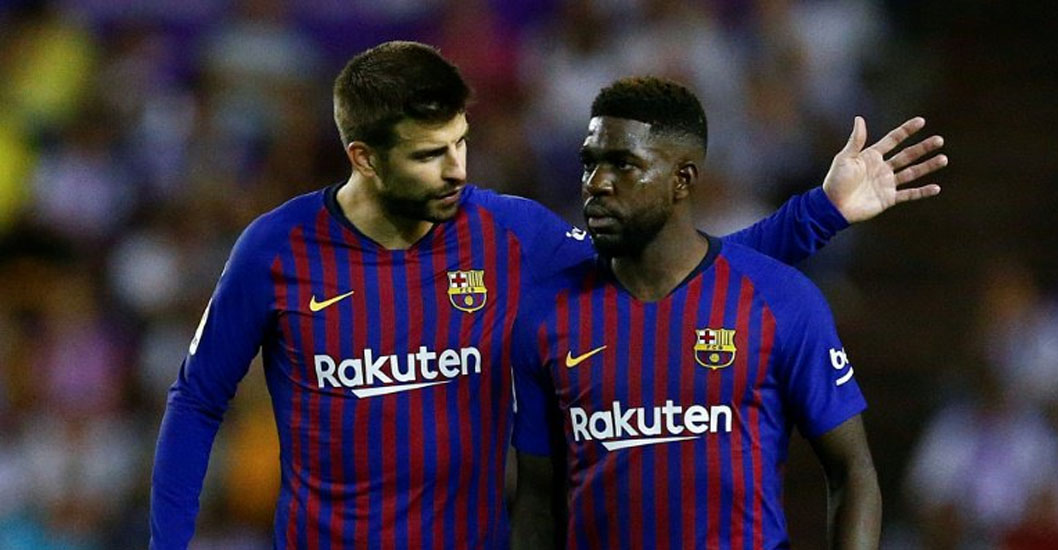 ¡BAJA CENTRAL! Umtiti seguirá su tratamiento para la rodilla en ...