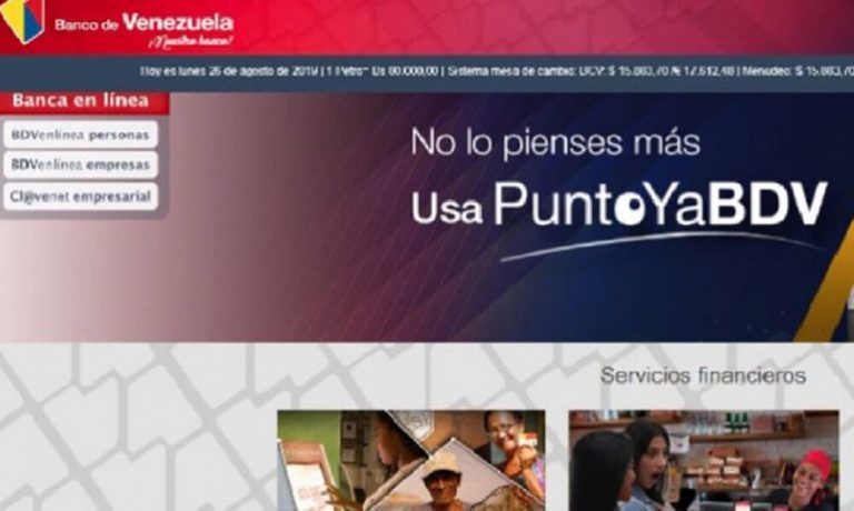 ¡NO SE PUEDE ACCEDER! Usuarios reportaron fallas en la plataforma del Banco de Venezuela ...