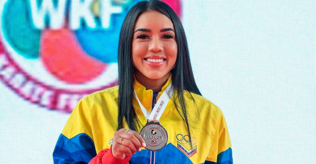 ¡VENEZOLANA DORADA! La karateca Yorgelis Salazar se bañó de oro en ...