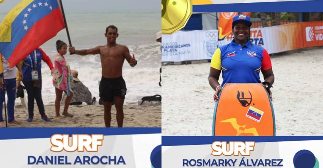 ¡EN LA MODALIDAD DE SURF! Venezuela ya suma dos preseas de oro en V ...
