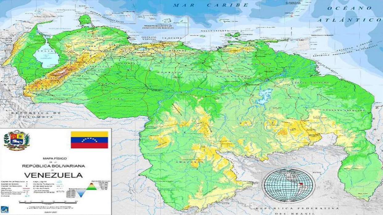 ¡CON EL ESEQUIBO! Descargue el nuevo mapa de Venezuela en alta ...