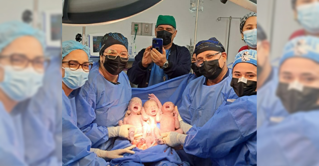 ¡MADRE ZULIANA CON PARTO MÚLTIPLE! Atienden cesárea de trillizos en la ...