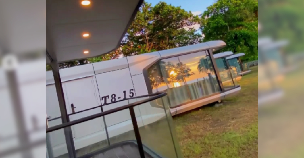 ¡AUMENTAN LA OFERTA TURÍSTICA! Instalan en Los Caracas cápsulas chinas ...