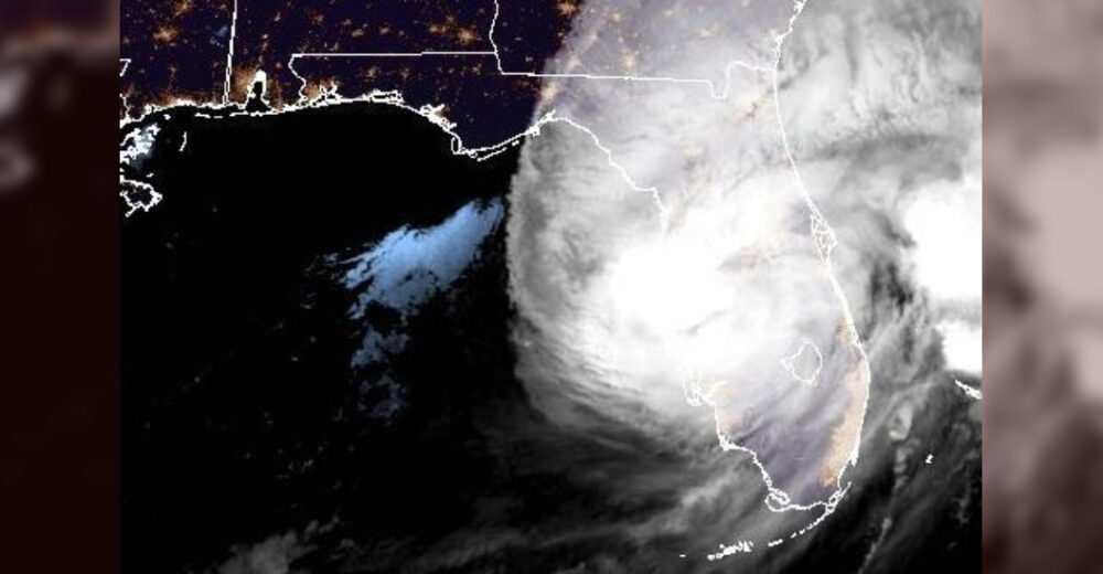 ¡A 5 MILLAS AL NORTE DE SARASOTA! El huracán Milton toca tierra en la ...