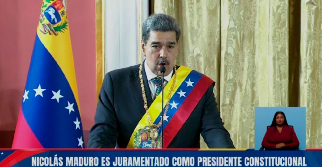 ¡TRAS ASUMIR NUEVO MANDATO! Presidente Nicolás Maduro resalta la paz y ...
