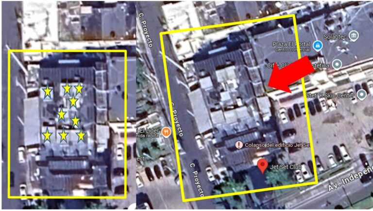 ¡TOMA CENITAL REVELADORA! Publican imágenes de arriba del techo de Jet ...