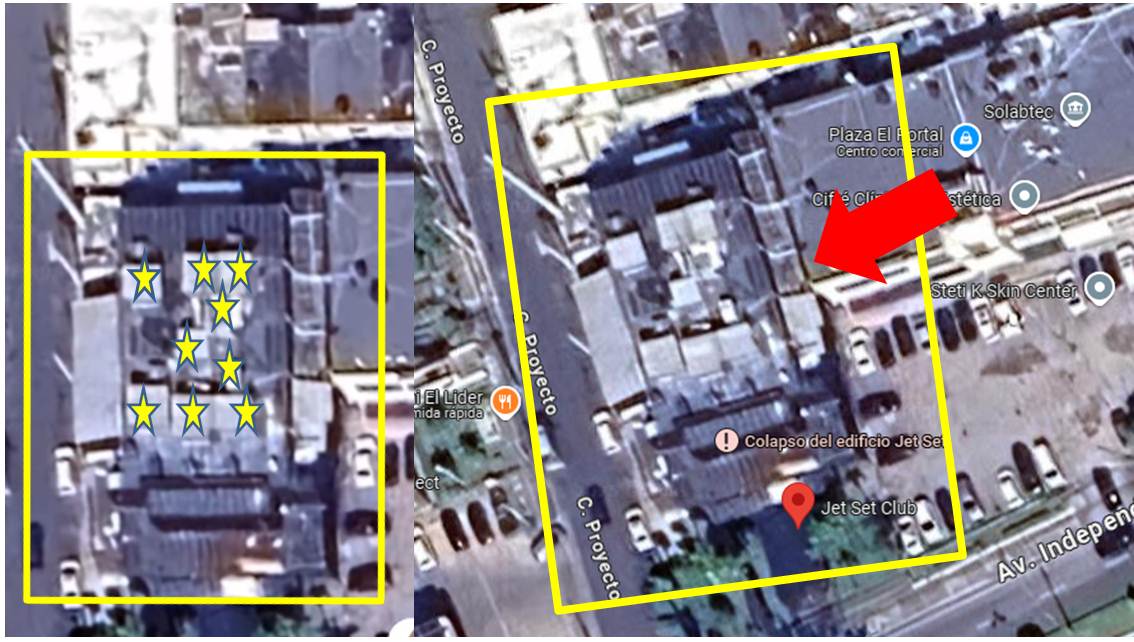 ¡TOMA CENITAL REVELADORA! Publican imágenes de arriba del techo de Jet ...