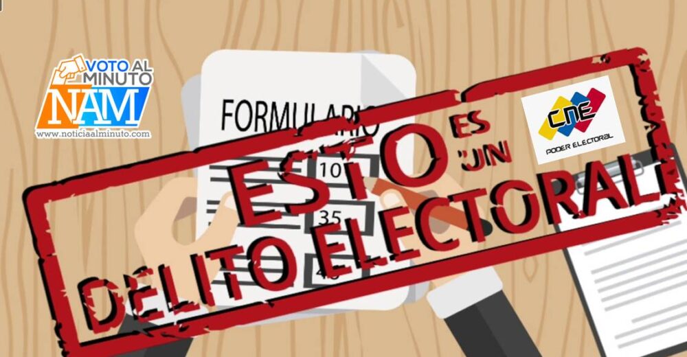 ¡EJERZA SU VOTO CON CONSCIENCIA! Estos son los delitos electorales que ...