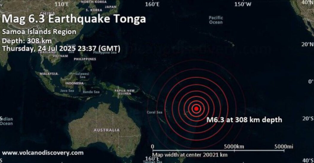 ¡SIN REPORTE DE DAÑOS! Sismo de magnitud 6,6 remece el Pacífico Sur ...