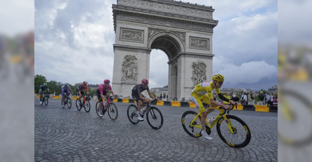 ¡IMPONE SU RITMO! El esloveno Tadej Pogačar gana el Tour de Francia por cuarta vez - Noticia al ...