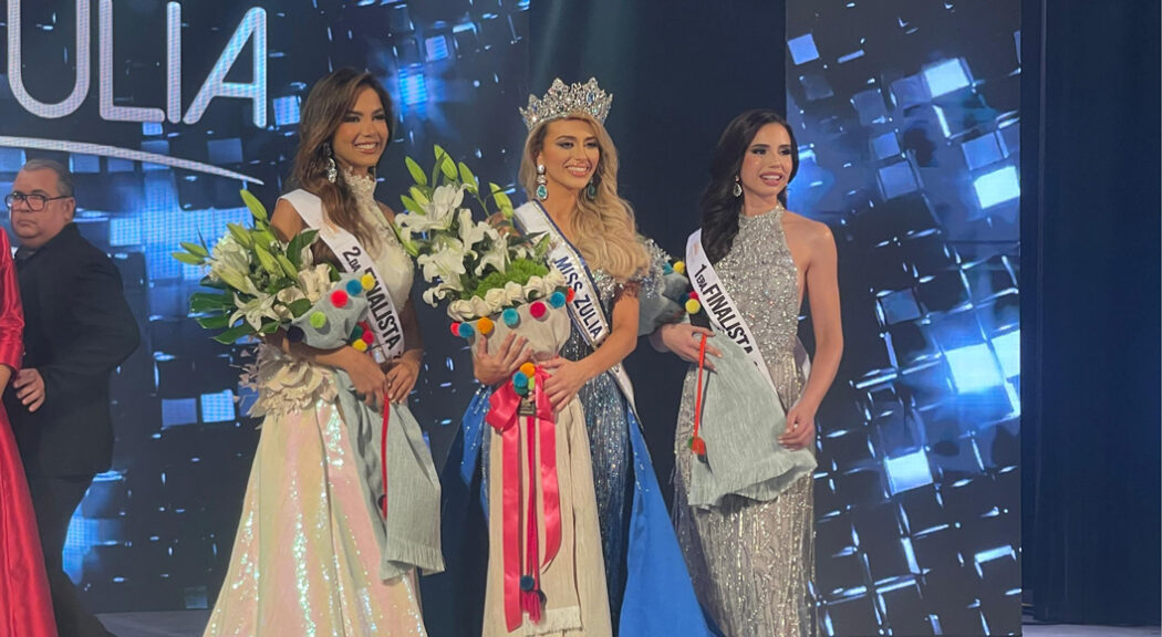 ¡BELLEZA CON SELLO ZULIANO! Valeria Di Martino es coronada como Miss ...
